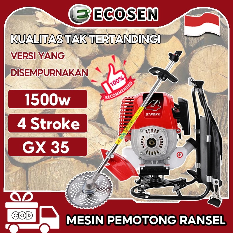 Jual ECOSEN Mesin Potong Rumput Gendong 4 Tak Brush Cutter 4 Stroke ...
