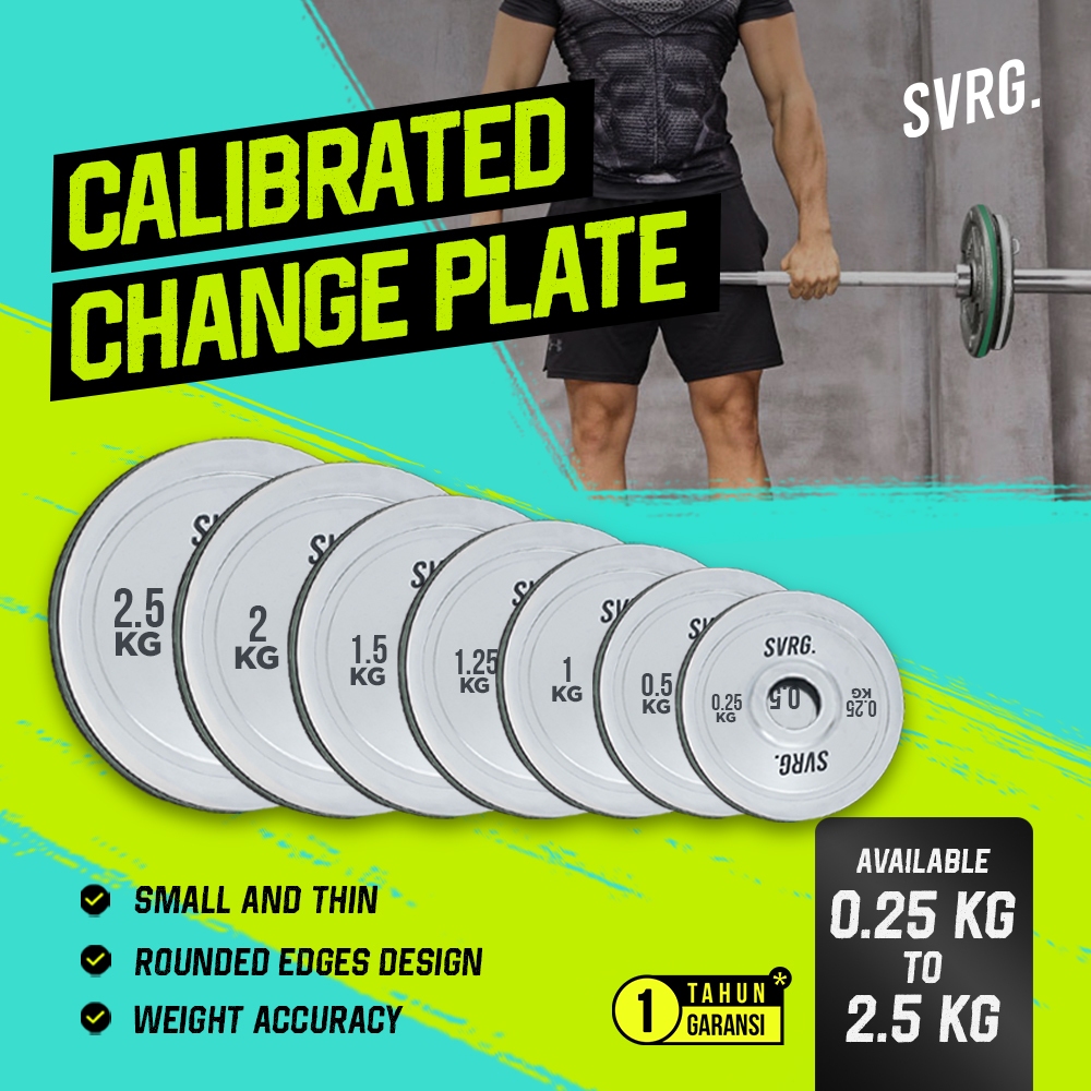 Jual SVRG. Calibrated Change Plates 2Kg - Steel Plates - Steel Weight ...
