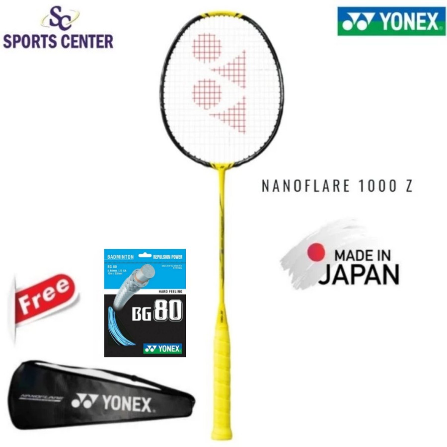 Jual New Raket Badminton Yonex Nanoflare 1000 Z / 1000Z Lightning Yellow | Shopee Indonesia
