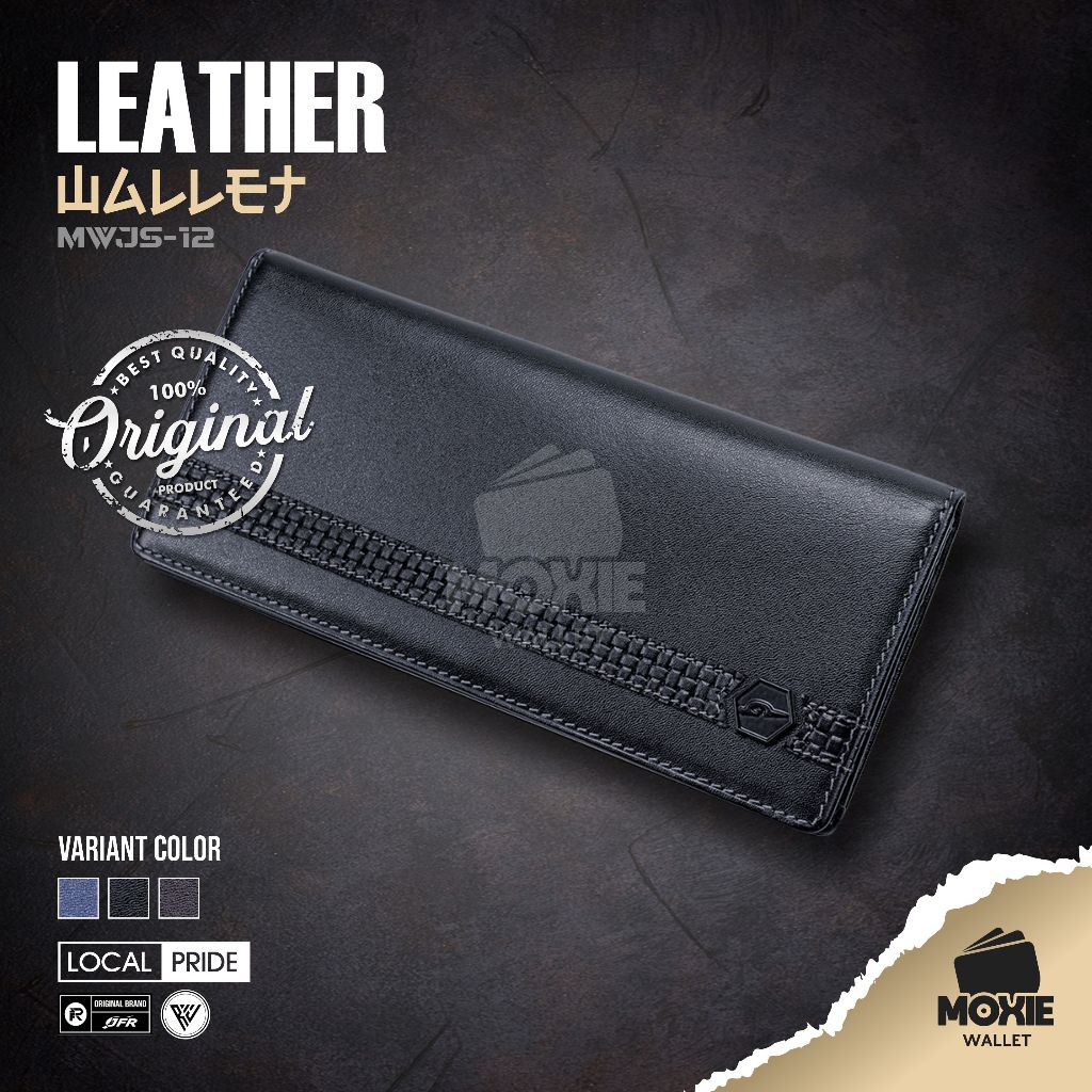 Jual Dompet Panjang Kulit Asli Distro Branded Premium Leather Wallet ...