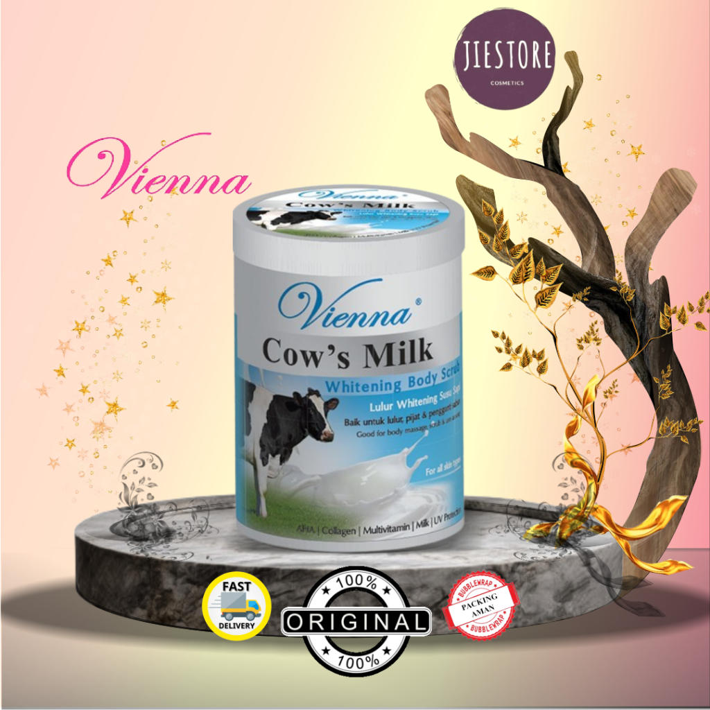 Jual VIENNA BODY SCRUB COW'S MILK 1KG JAR | Shopee Indonesia