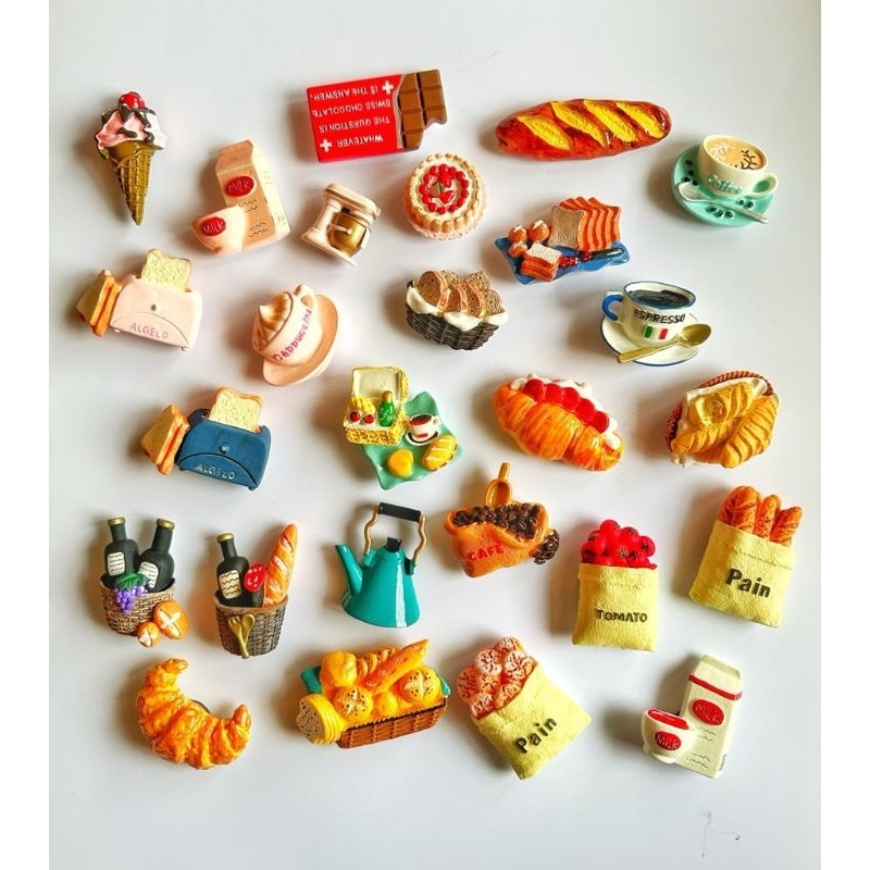 Jual Magnet Tempelan Kulkas Stiker Kulkas Lucu Bentuk Makanan Kue ...