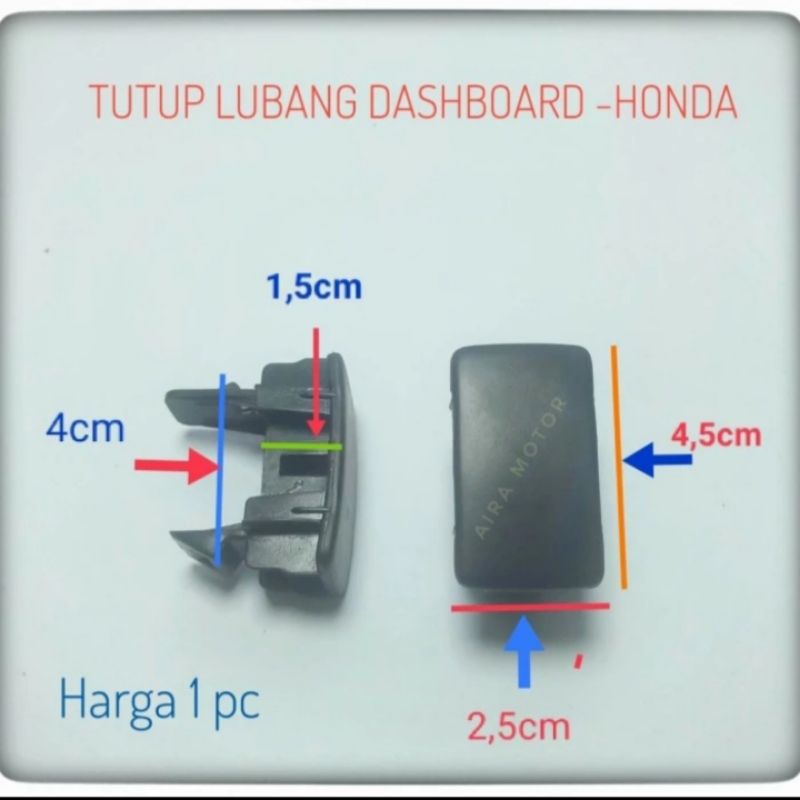 Jual Kancing Tutup Lubang Dasboard Honda Tutup Panel Dashboard Honda ...