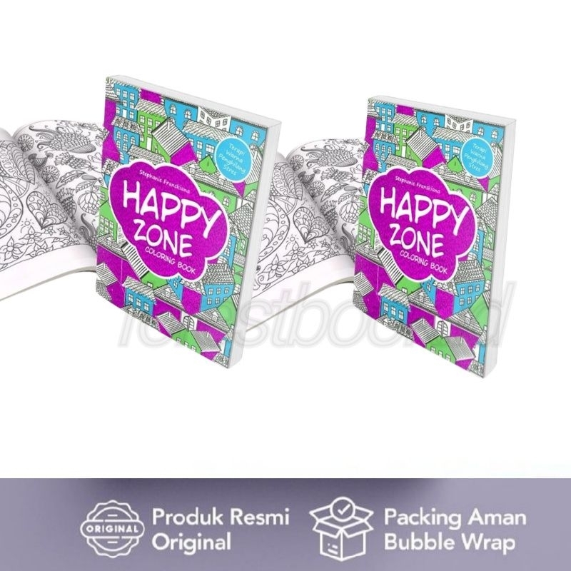 Jual Buku happy zone coloring book | Shopee Indonesia