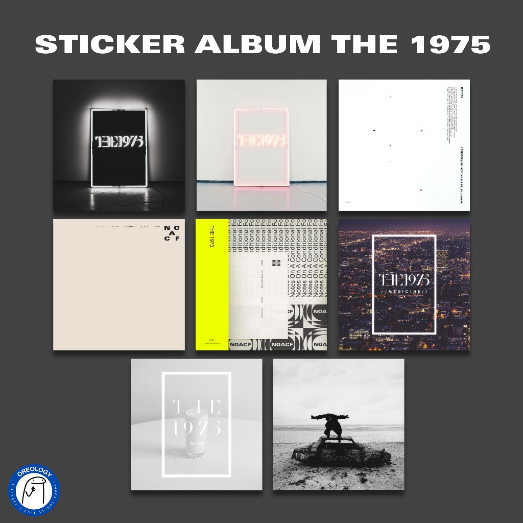 Jual Sticker Album Cover The 1975 Size 7x7 All album Tersedia juga The ...