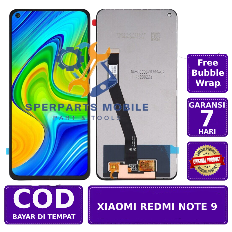 Jual LCD REDMI NOTE 9 FULLSET TOUCHSCREEN GARANSI+PACKING BUBBLE ...