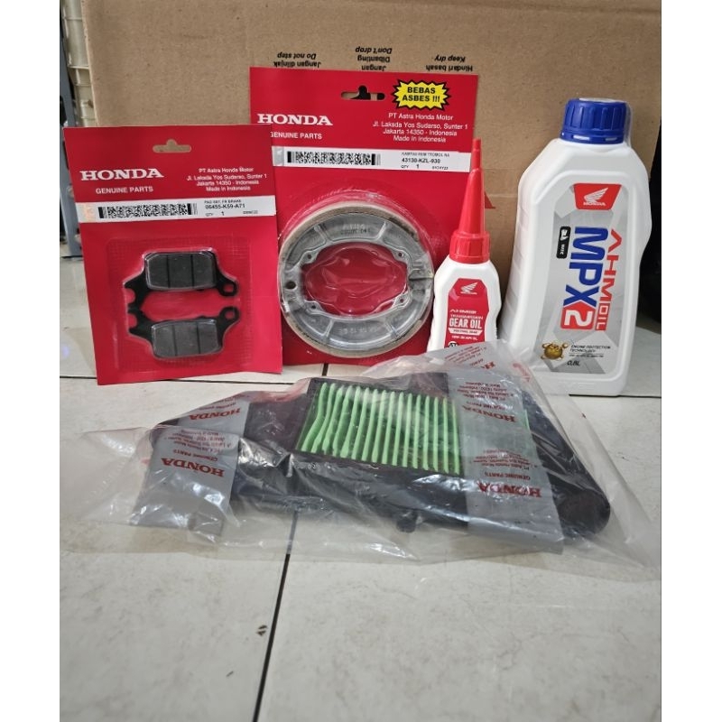 Jual Paket Service Oli Kampas Rem Filter Genio lama All New Genio Honda ...