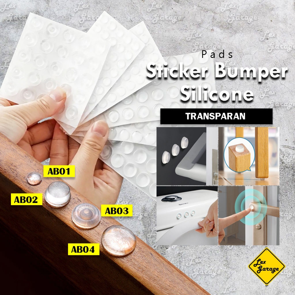 Jual Kaki Karet Bantalan Pelindung Silicone Pad Peredam Benturan Pintu ...