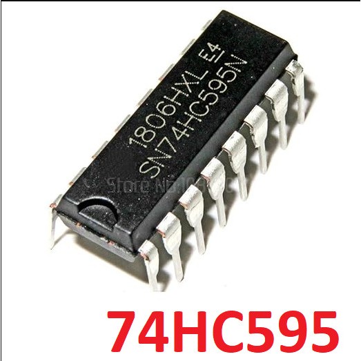 Jual IC REGISTER 74HC595 74HC595N SN74HC595N DIP-16 DIP16 Counter Shift ...