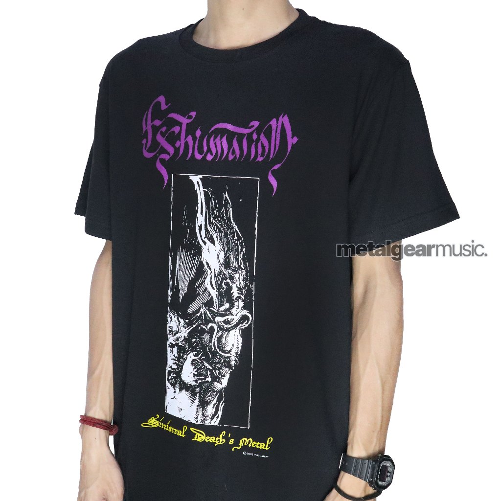Jual Tshirt Exhumation - Sinistral Dm Black Katun M-XXL | Shopee Indonesia