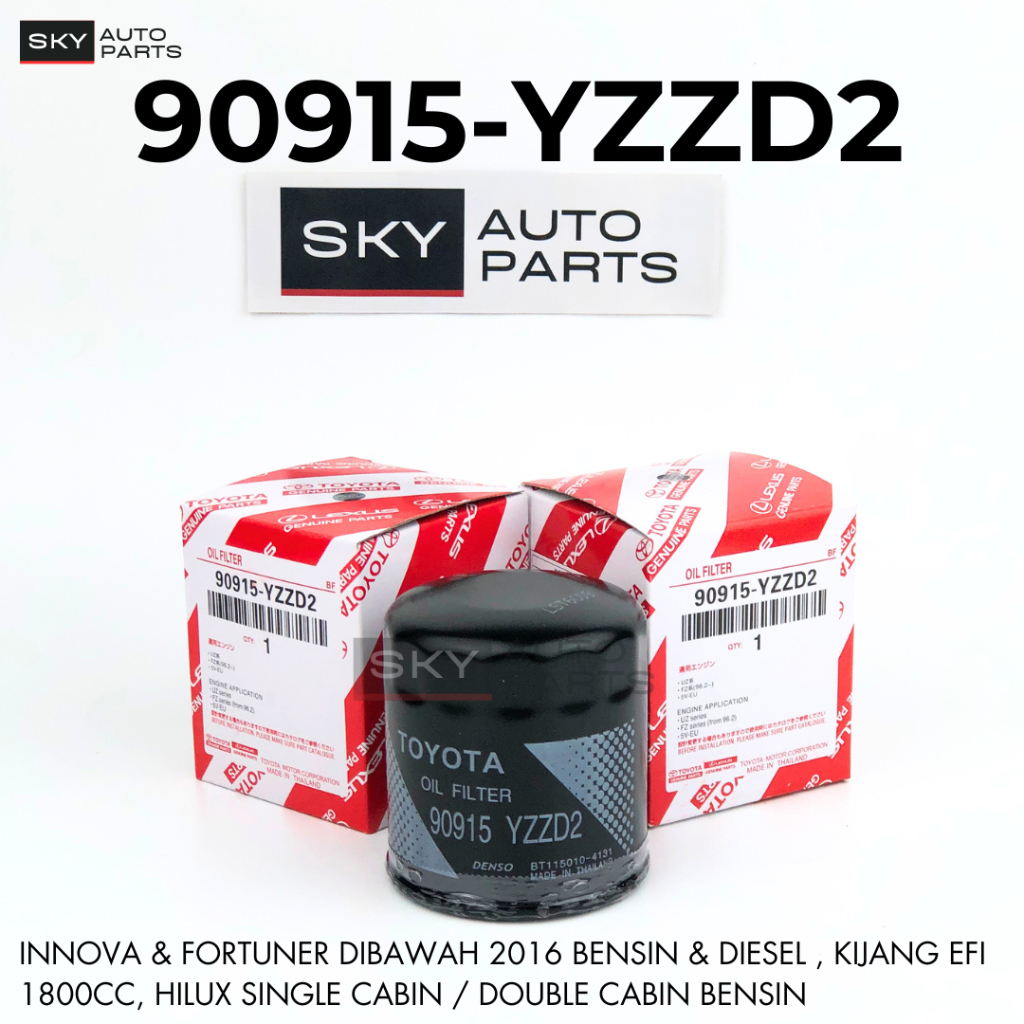 Jual Oli Filter Oil Innova Inova Fortuner Bensin Diesel Solar Hilux ...