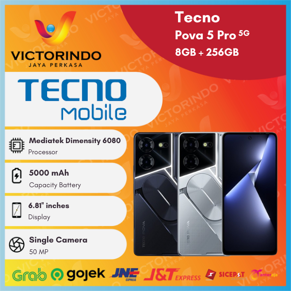 Jual Tecno Pova 5 Pro 5G ( Ram 8GB + Rom 256GB ) - Garansi Resmi | Shopee Indonesia