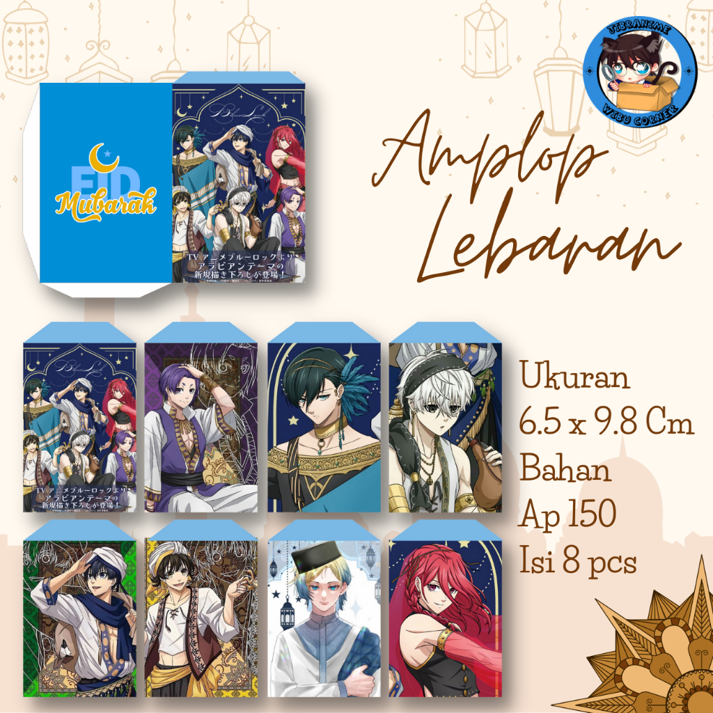 Jual amplop lebaran anime blue lock | Shopee Indonesia