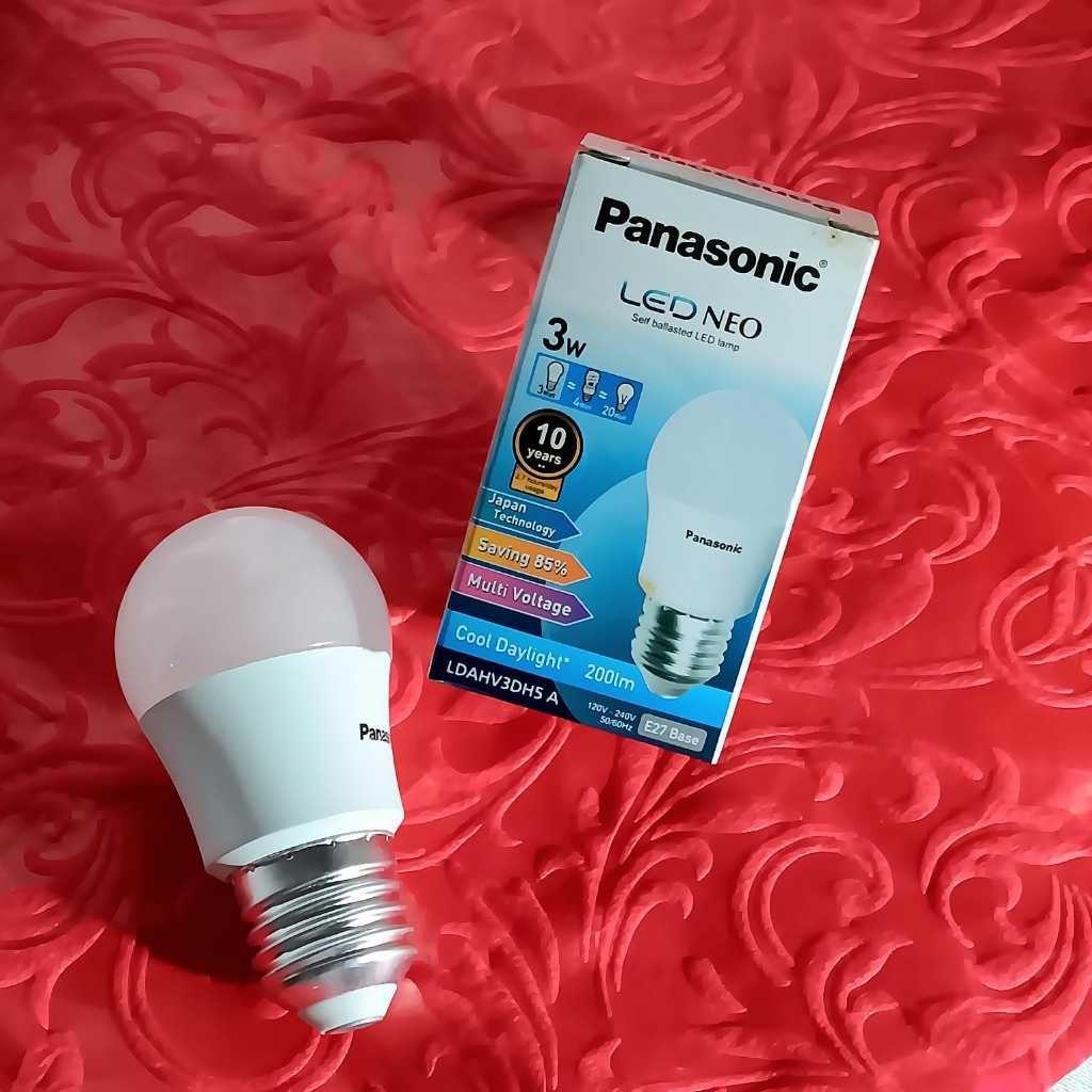 Jual Lampu LED Panasonic Neo 3 Watt Cool Day Light 6500k E27 | Shopee ...
