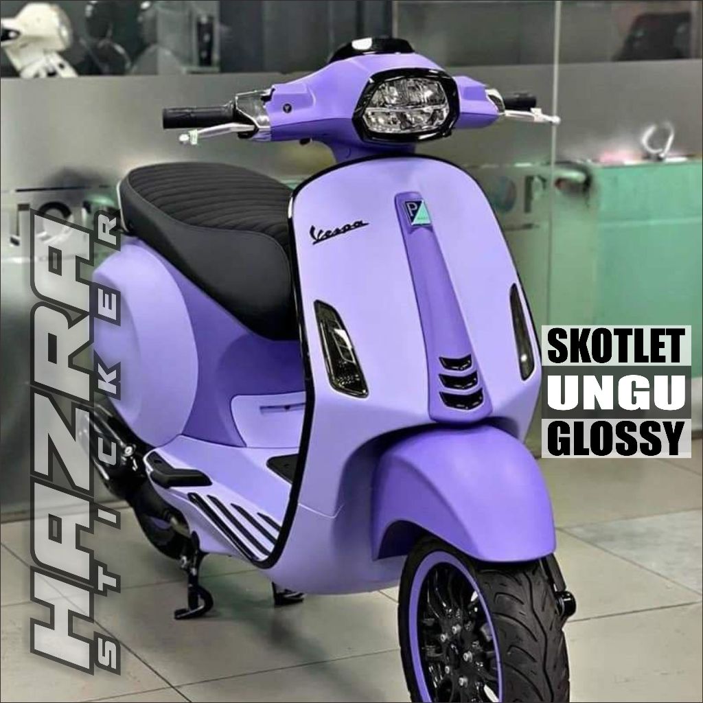 Jual Sticker Skotlet Warna Ungu Lilac Lebar Bahan 45 cm x 50 cm Sticker ...