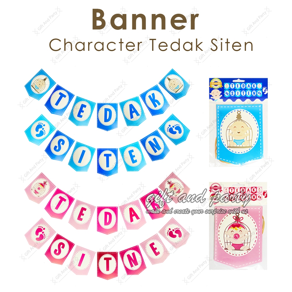 Jual Banner Flag Tedak Siten / Banner Tedak siten / Banner Flag ...