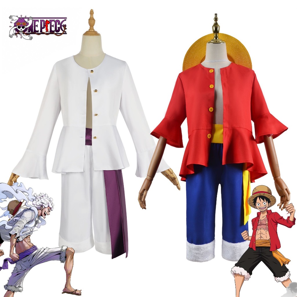 Jual Halloween Monkey D. Luffy One P-Piece Anime Cosplay Costume boys ...