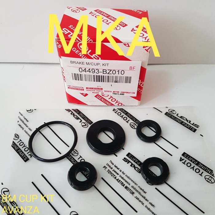 Jual BM CUP KIT KARET SENTRAL REM ATAS AVANZA XENIA P/N 04493-BZ010 OEM ...