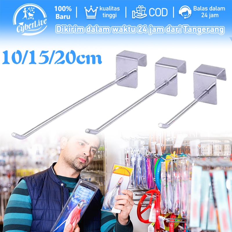 Jual 10pcs Cantolan Ram Besi Single Hook Pipa Kotak Gantungan Pipa ...