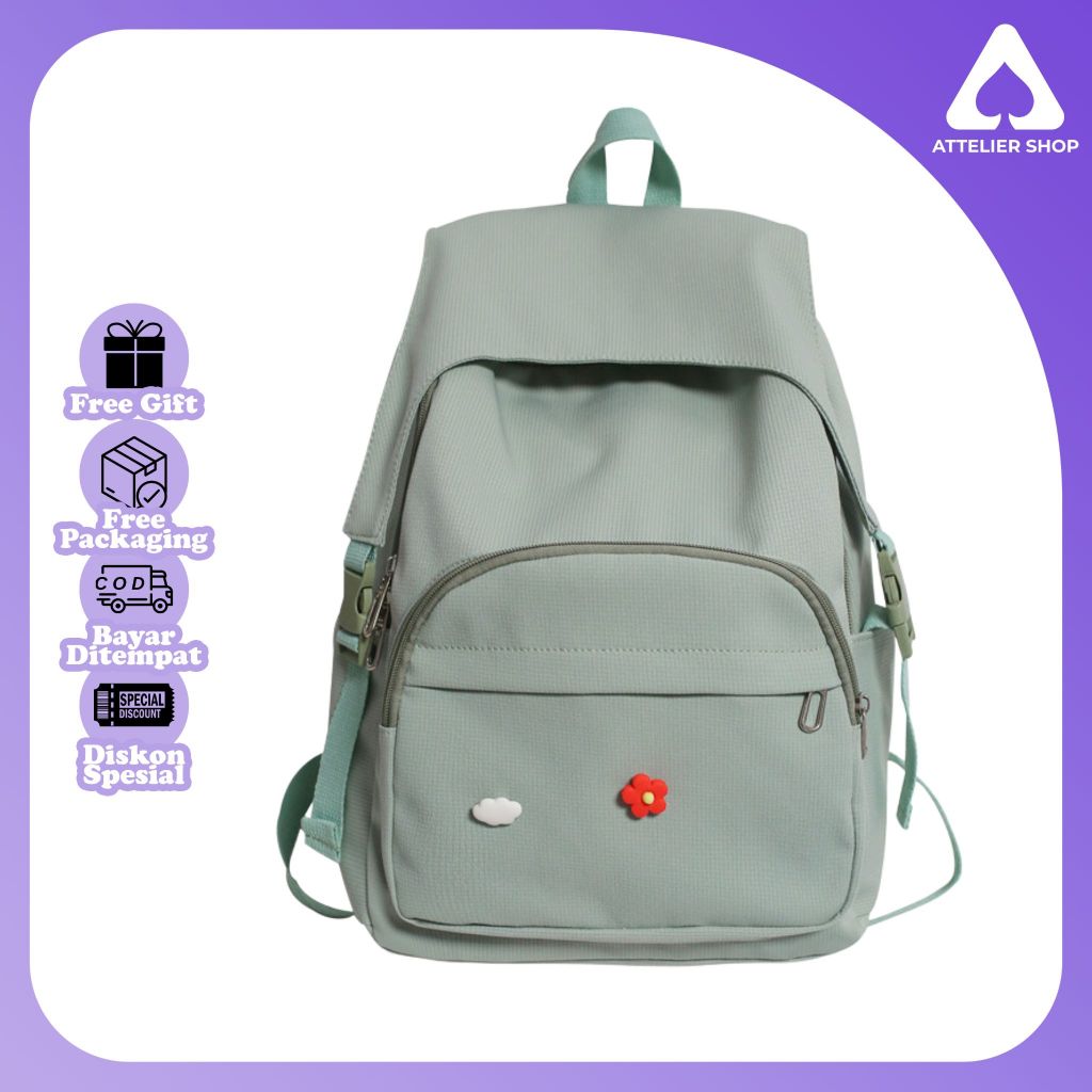 Jual Tas Ransel Sekolah Anak Kuliah Korean Style Simple (D-2317// D ...