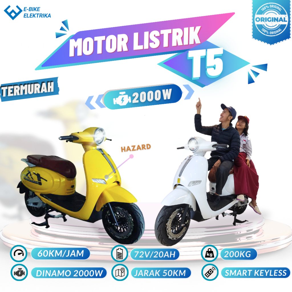 Jual Motor Listrik Uwinfly T5 2000 watt Garansi Resmi-Molis Terbaru ...