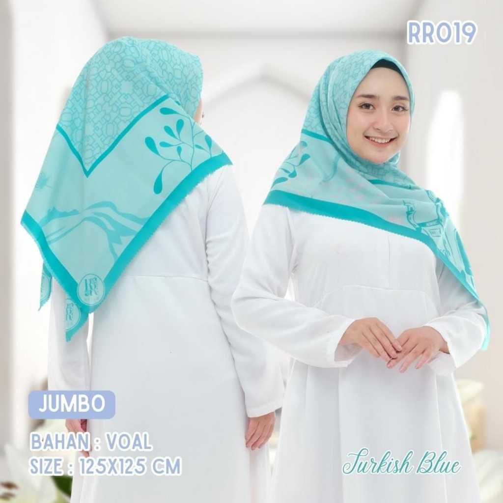 Jual Kerudung/Jilbab/Hijab Voal Premium Motif Printing Segi Empat Jumbo ...