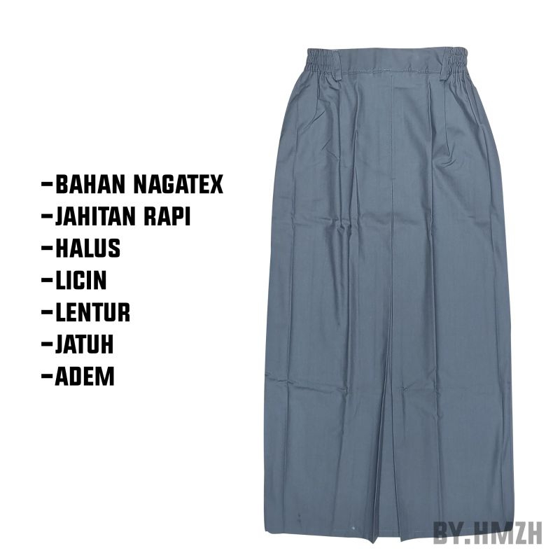 Jual ROK ABU-ABU SEKOLAH SMA PANJANG REMPEL SERAGAM SEKOLAH | Shopee Indonesia