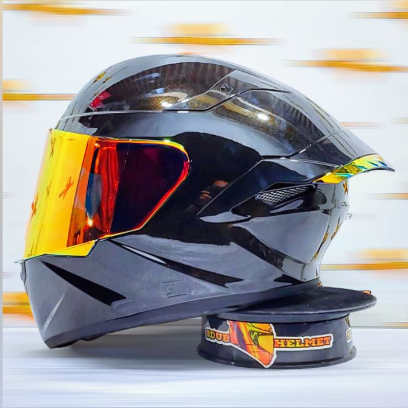 Jual Helm full face TTC | TT COURSE kbr paket ganteng | Shopee Indonesia