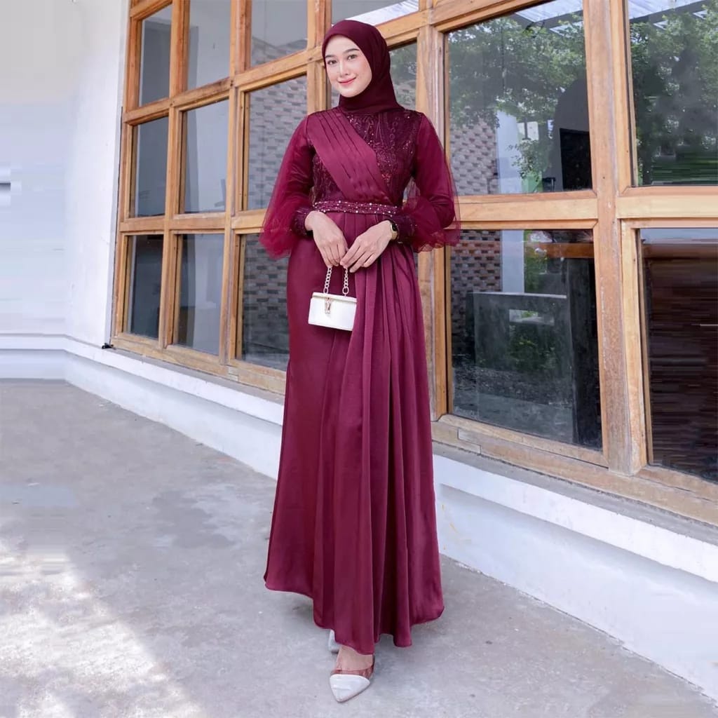 Jual QUINNYSHOP-COD-OZ-BAJU GAMIS WANITA TERBARU-JUBAH WANITA-DRESS ...