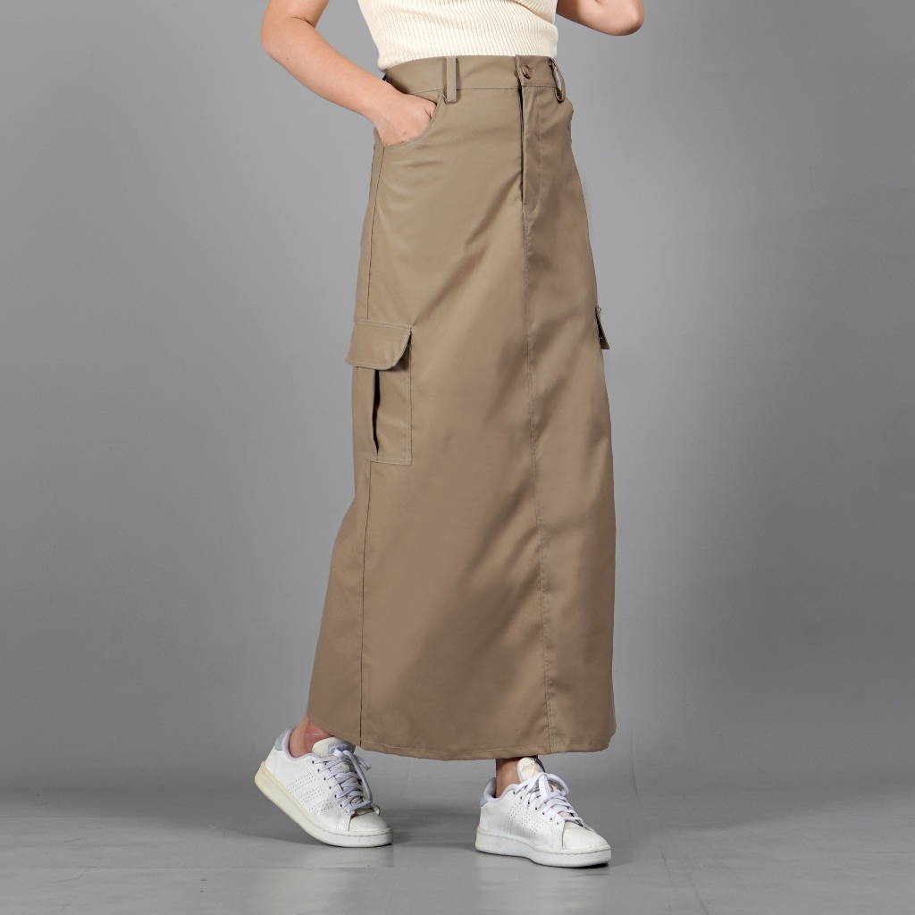 Jual Okechuku MAGGIE Rok Cargo Bawahan Wanita Kekinian Model Terbaru ...