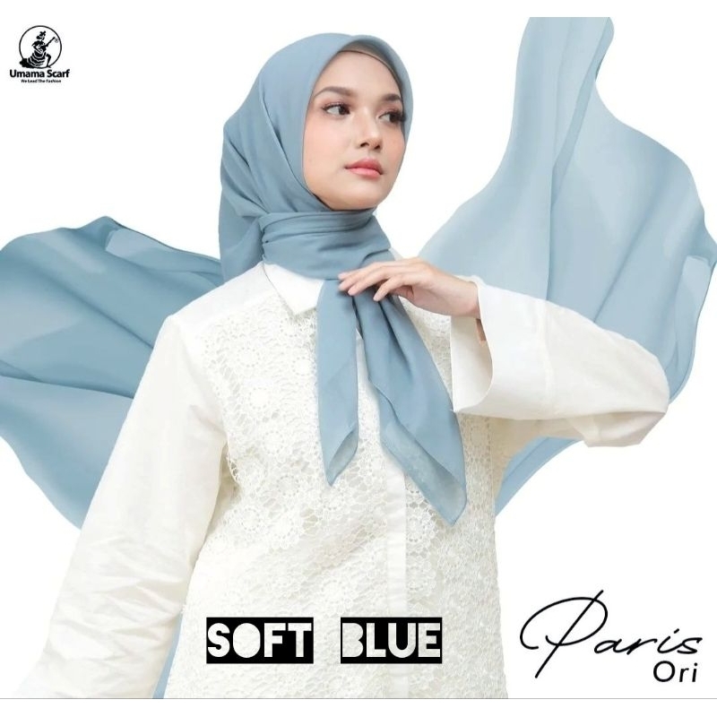 Jual UMAMA HIJAB PARIS ORI JILBAB SEGI EMPAT POLOS SERI WARNA ORIGINAL ...