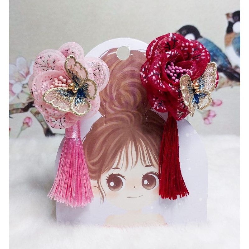Jual Mini Flo Jepit rambut Imlek Balita | jepit imlek baby| Chinese New ...