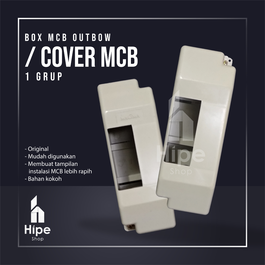 Jual Box MCB isi 1 Grup Outbow / isi 1 gang Kotak rumah wadah tutup dudukan instalasi MCB Group ...