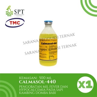 Jual CALMASOL-440 500 ML MENGATASI HYPOCALCEMIA DAN MILK FEVER SAPI ...
