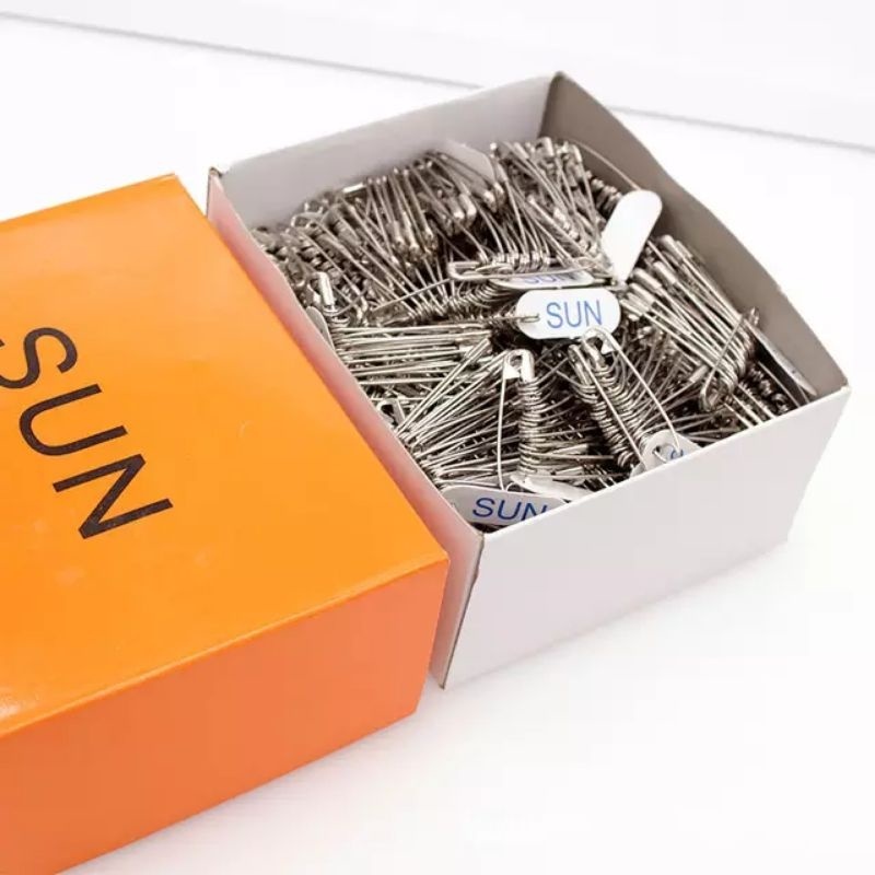 Jual Peniti sun isi 30 renteng stainles silver Dan gold 360 pcs ukuran ...