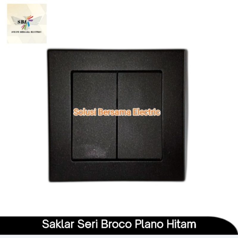 Jual Saklar Seri Broco Plano Series Hitam | Shopee Indonesia
