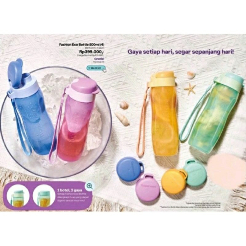 Jual Eco Bottle 500 ml- Botol Minum Tupperware | Shopee Indonesia