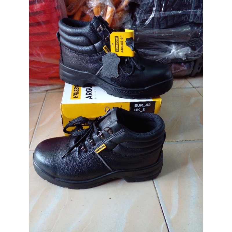Jual safety shoes krisbow argus/argon '6' 100%original | Shopee Indonesia