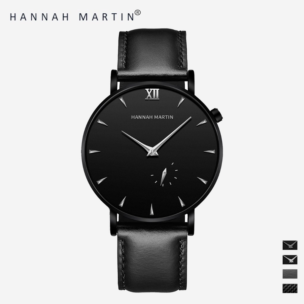 Jual HANNAH MARTIN Jam Tangan Pria 100% Original Keren Sangat tipis ...