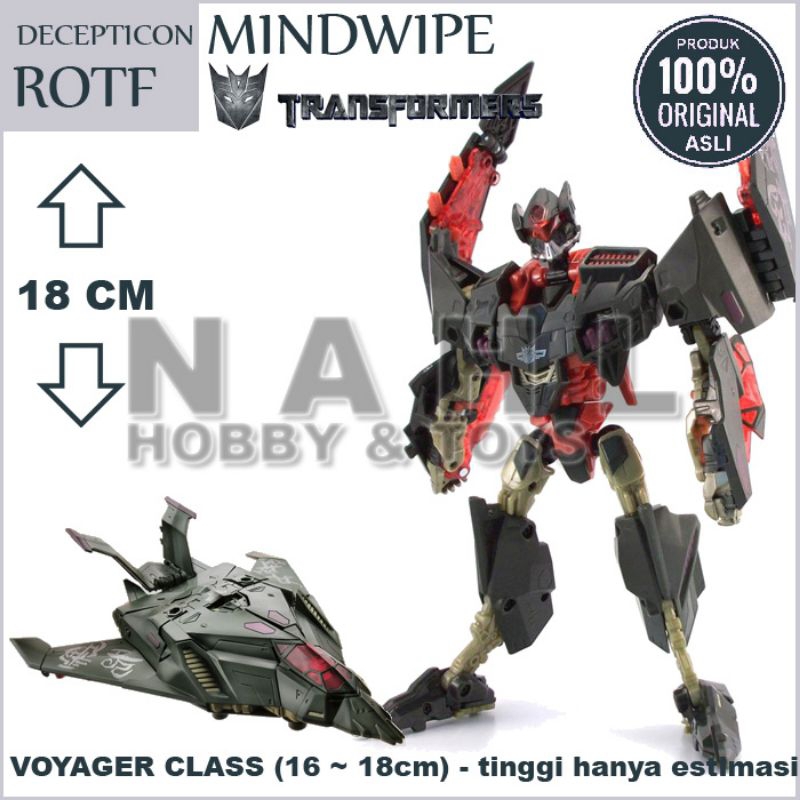 Jual Robot Transformers ROTF Decepticon Mindwipe Voyager Class dan ...