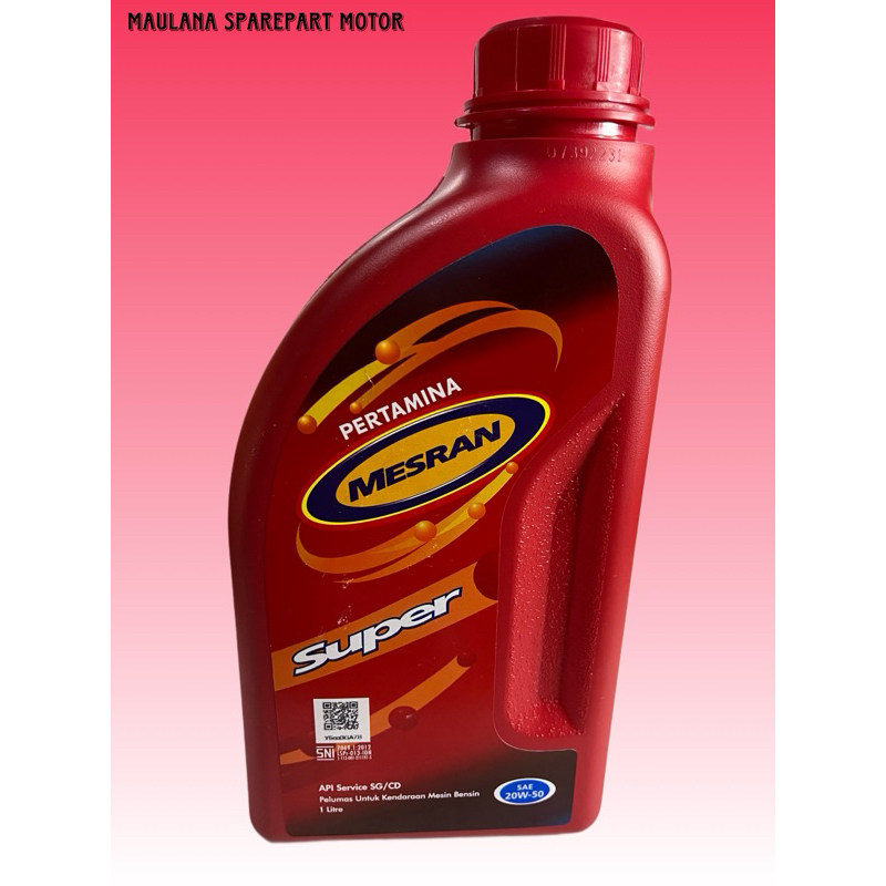 Jual Oli Mesran Super 1 Liter | Shopee Indonesia