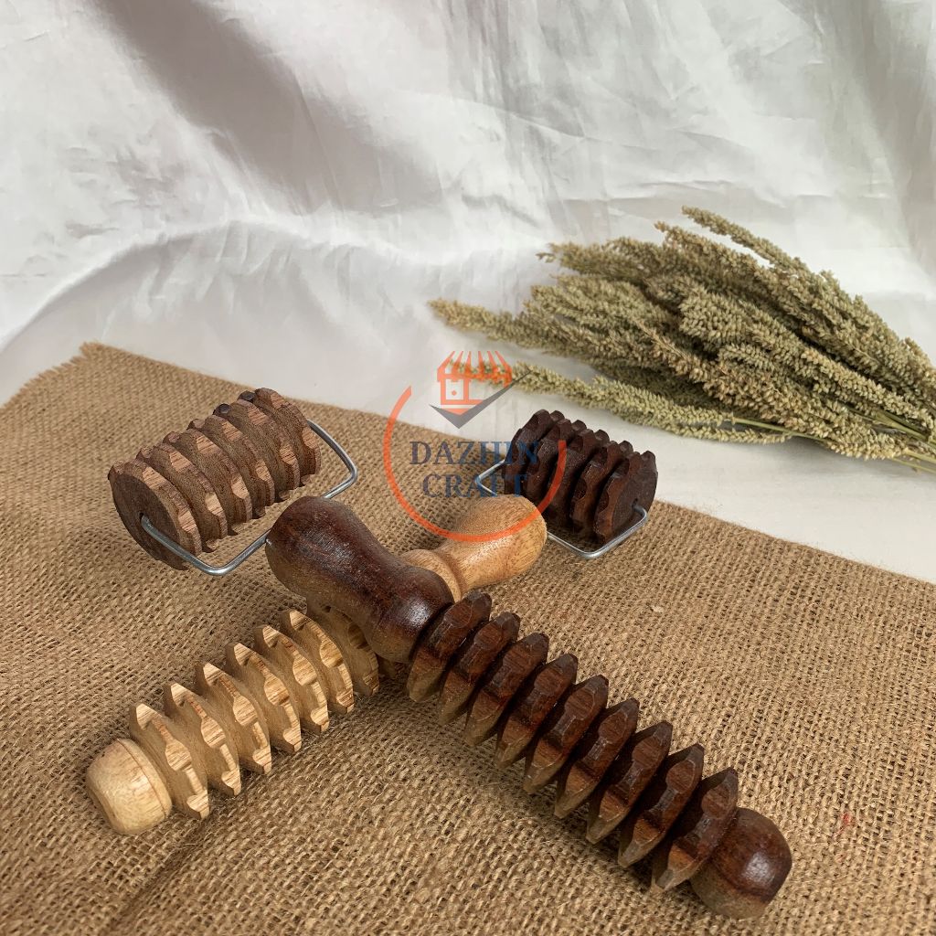 Jual Alat Pijat Kayu Roller Berkawat / Pijat Refleksi Tangan / Alat ...