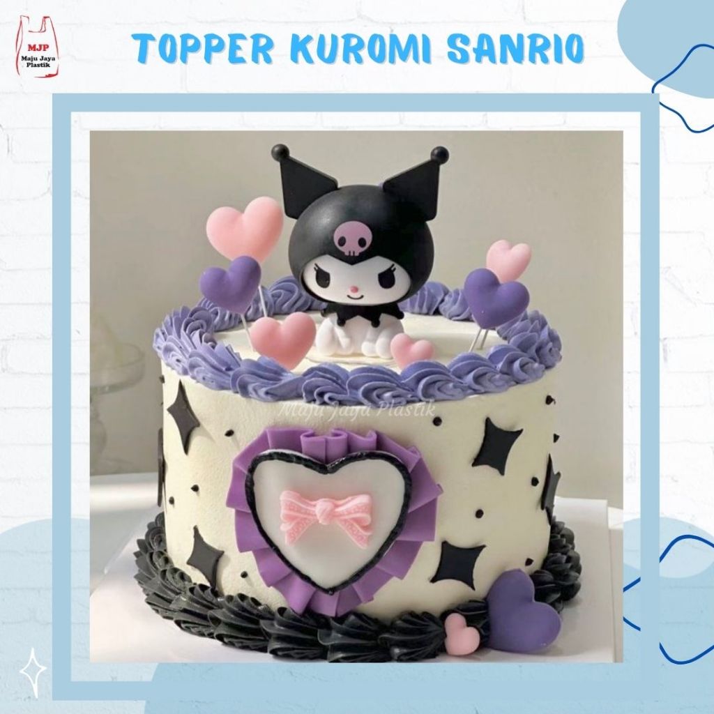 Jual Hiasan Kue Cake Topper Kuromi Sanrio Toper kuromi sanrio 3D My ...