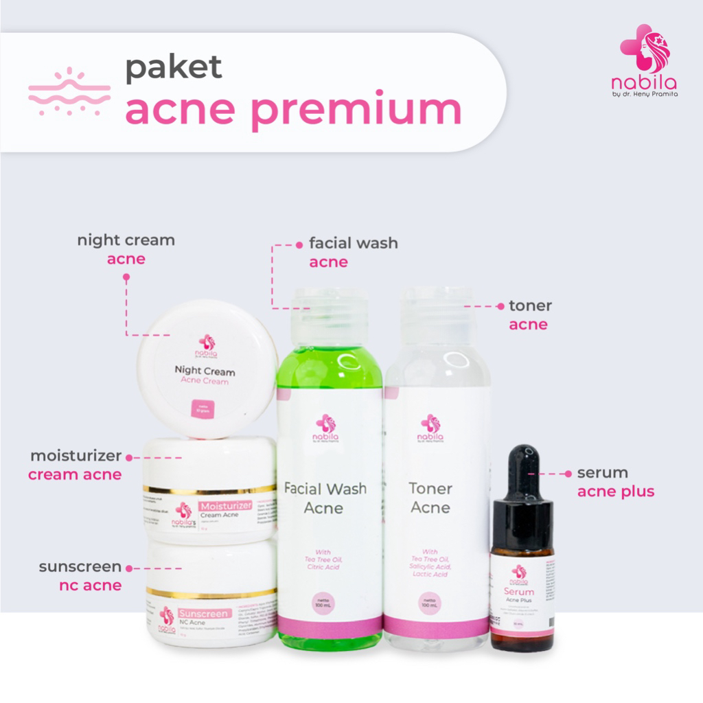 Jual NABILA - PREMIUM ACNE PACKAGE | PAKET JERAWAT PREMIUM | NABILA ...