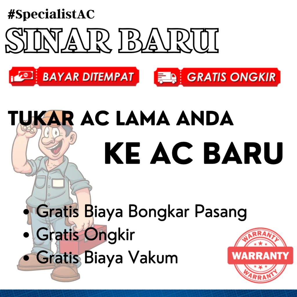 Jual Tukar Tambah AC Gree Standar [ N1 DELUXE ]- R32 - BLACKFIN ...