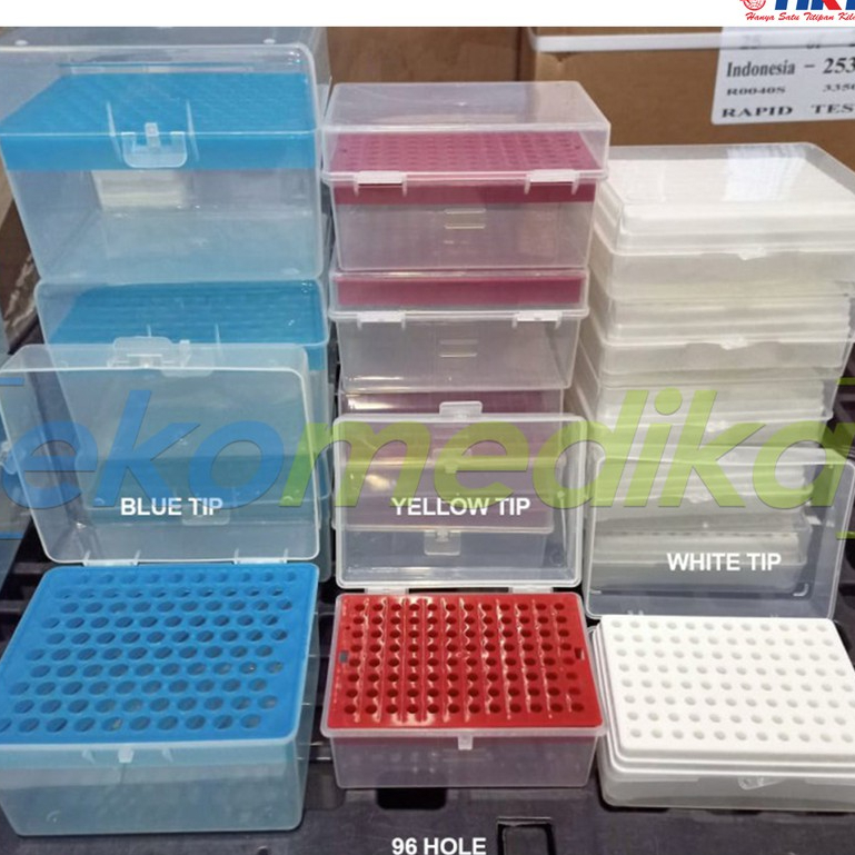 Jual Rak Blue Tip Yellow Tip White Tip Box Blue Tip Kotak Wadah Blue ...