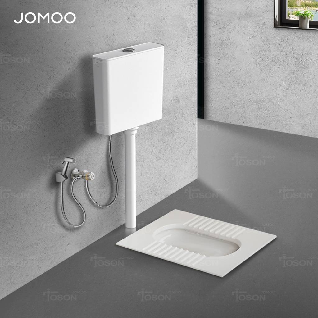Jual Jomoo Closet Type Non S Kloset Jongkok 1set Water Saving dengan Water Tank WC Jongkok Bahan ...