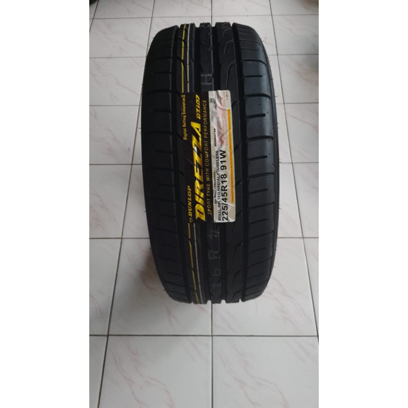 Jual Ban Dunlop Direzza Dz102 225 45 R18 Ban Mobil Camry, Accord, Altis, Oddisey Dll. | Shopee ...