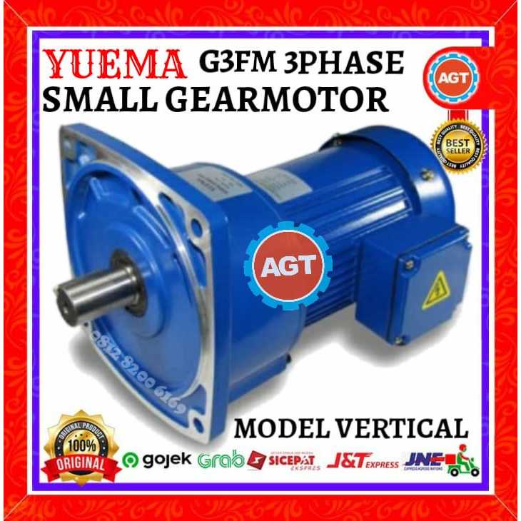 Jual YUEMA G3FM 1500WATT AS 32mm 3PHASE HELICAL GEAR REDUCER FLANGE ...