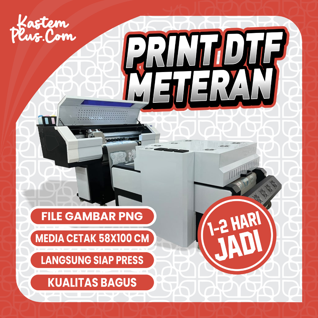 Jual Print DTF Meteran / Cetak Sablon Digital Murah Cepat Bagus ...